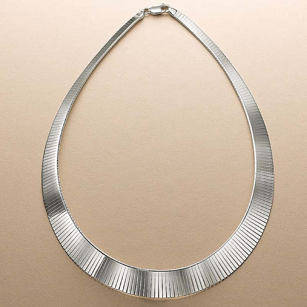 Stranded Silver Necklace | Statement Collars | Pia Jewellery