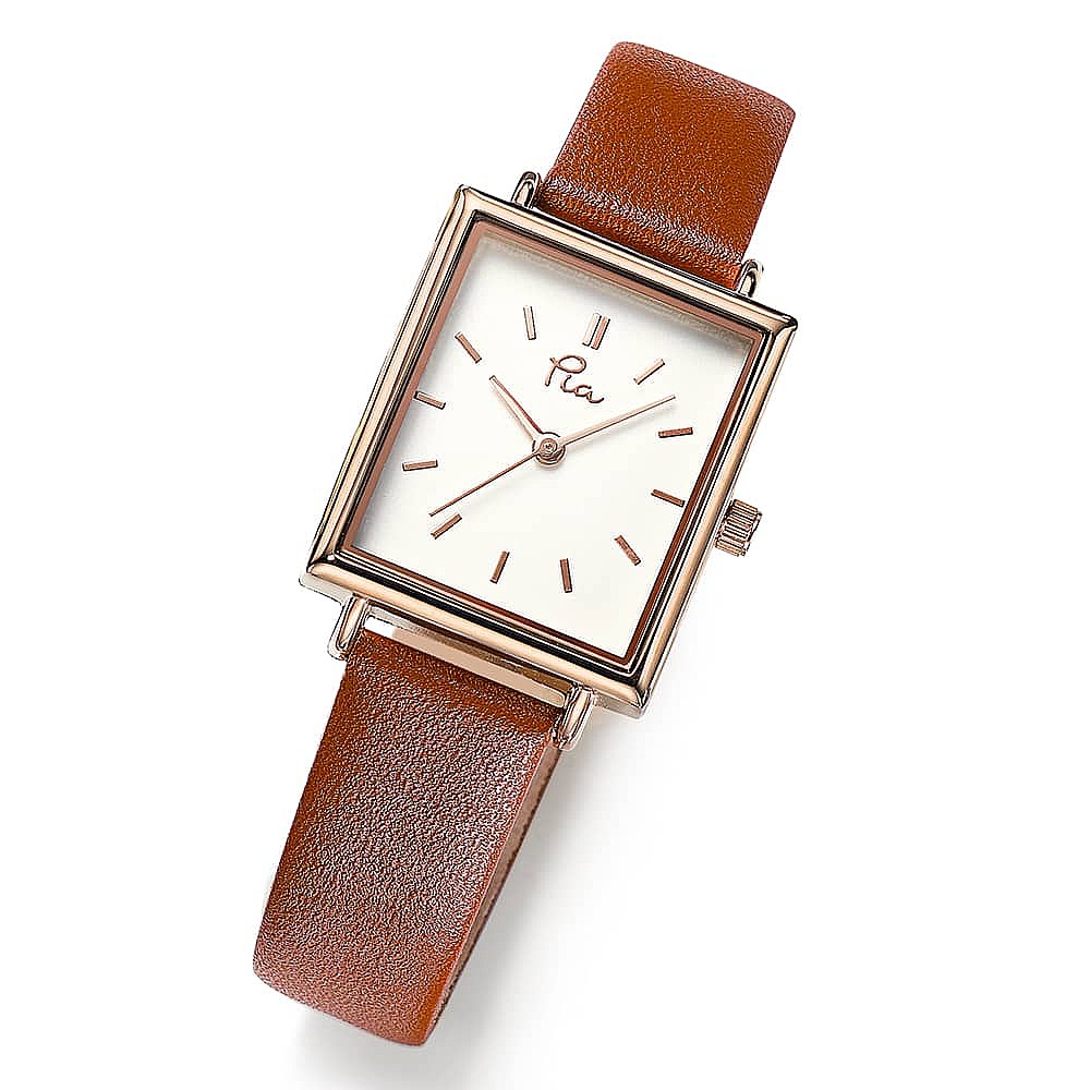 Truly Timeless Tan Leather Watch | Pia Jewellery